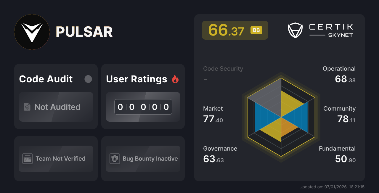PULSAR - CertiK Skynet Project Insight