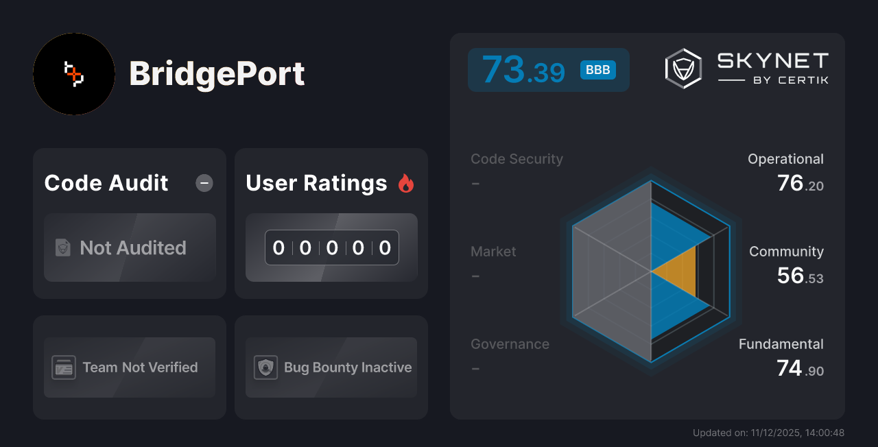 BridgePort - CertiK Skynet Project Insight