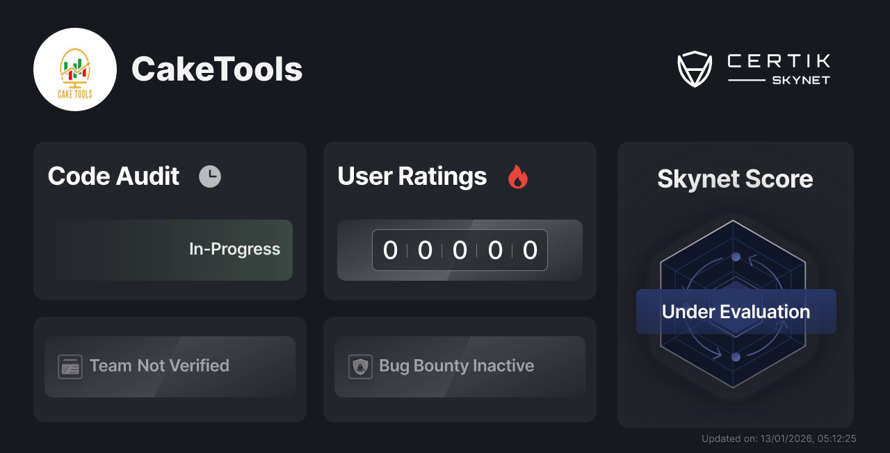 CakeTools - CertiK Skynet Project Insight