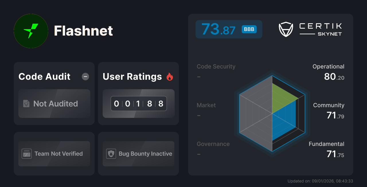 Flashnet - CertiK Skynet Project Insight