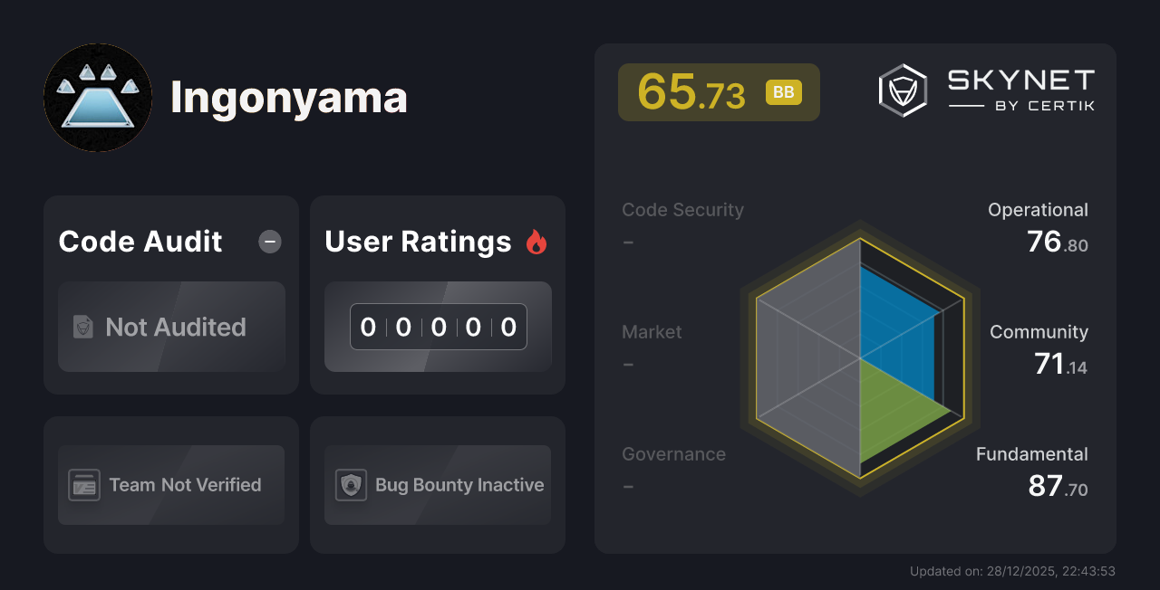Ingonyama - CertiK Skynet Project Insight
