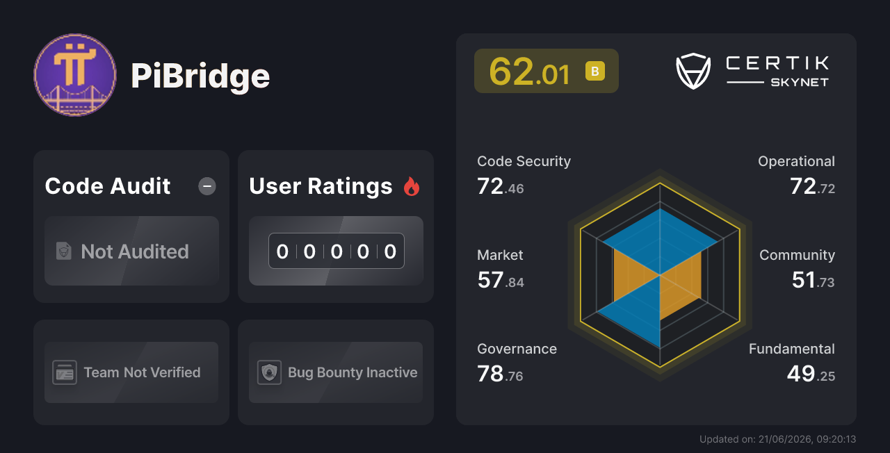 PiBridge - CertiK Skynet Project Insight