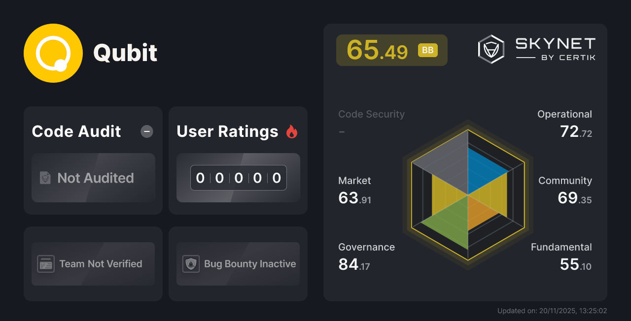 Qubit - CertiK Skynet Project Insight