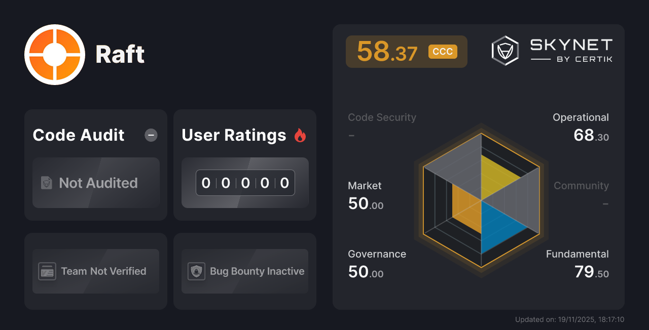 Raft - CertiK Skynet Project Insight