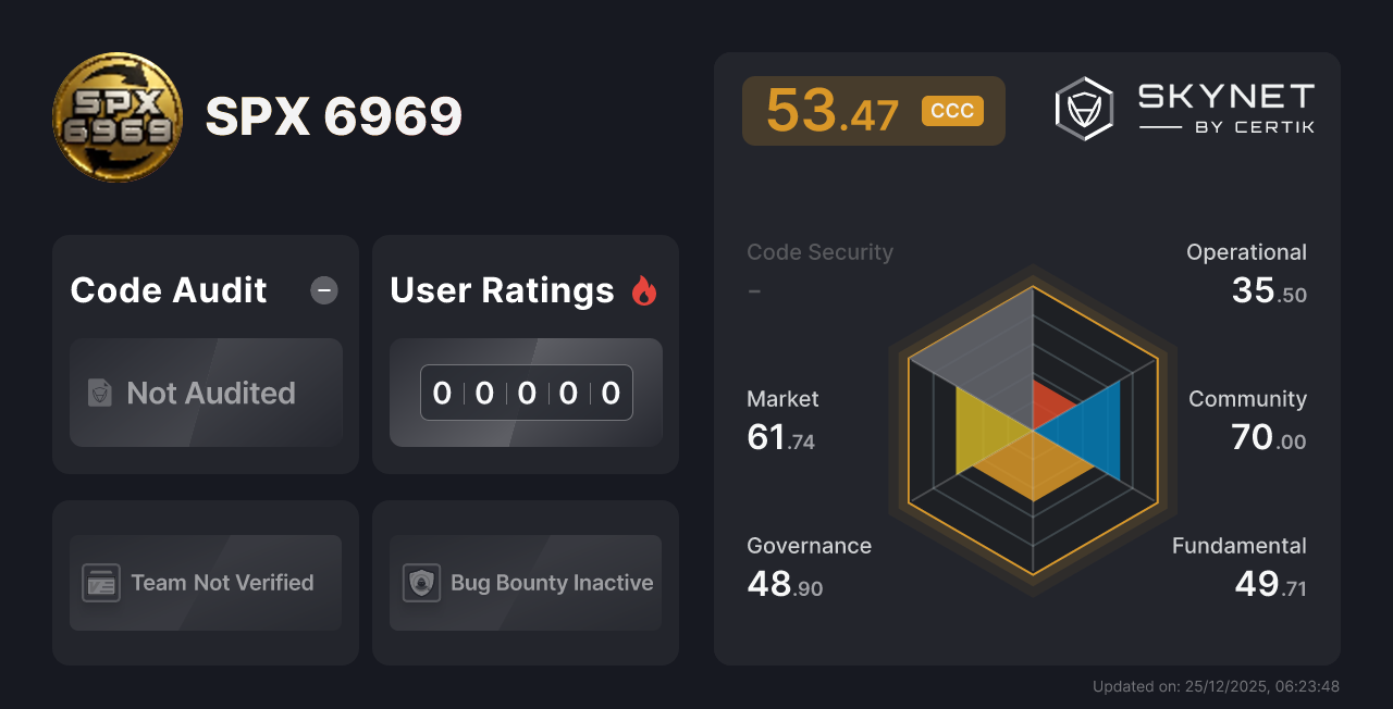 SPX 6969 - CertiK Skynet Project Insight