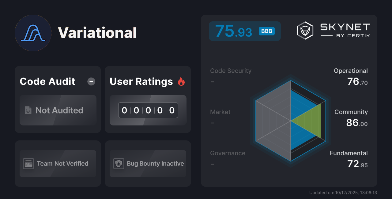 Variational - CertiK Skynet Project Insight