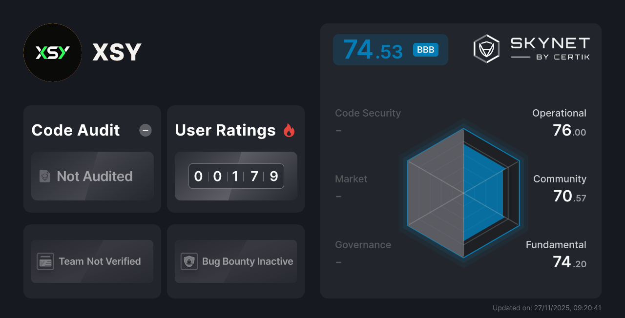 XSY - CertiK Skynet Project Insight