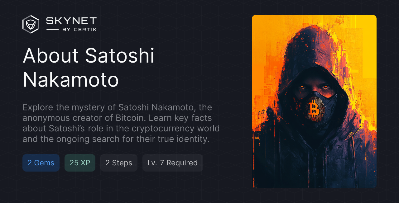 About Satoshi Nakamoto - CertiK Quest
