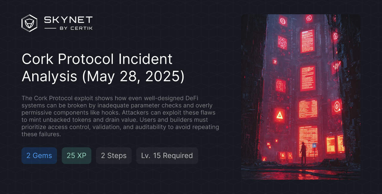 Cork Protocol Incident Analysis (May 28, 2025) - CertiK Quest