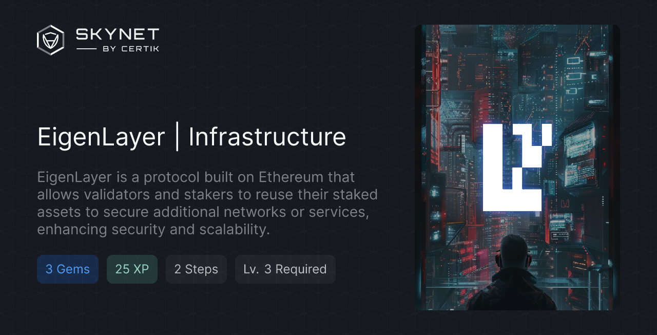 EigenLayer | Infrastructure - CertiK Quest