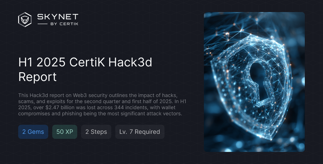 H1 2025 CertiK Hack3d Report - CertiK Quest