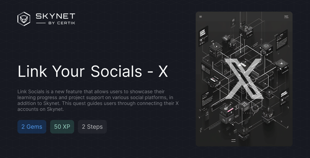 Link Your Socials - X - CertiK Quest