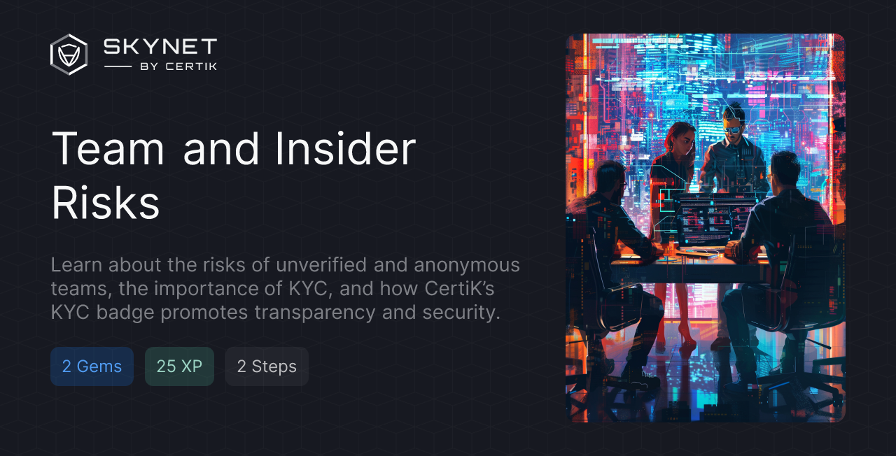 Team and Insider Risks - CertiK Quest