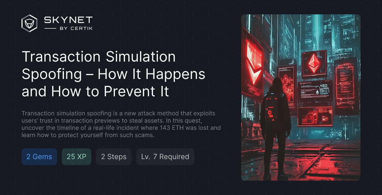 Transaction Simulation Spoofing How It Happens And How To Prevent It Certik Quest