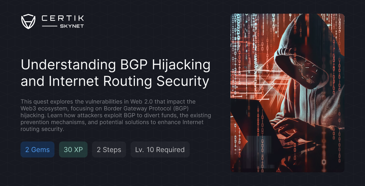 Understanding BGP Hijacking and Internet Routing Security - CertiK Quest